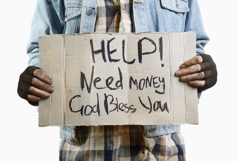 Help!Need money! stock photo. Image of worn, person, help - 716820