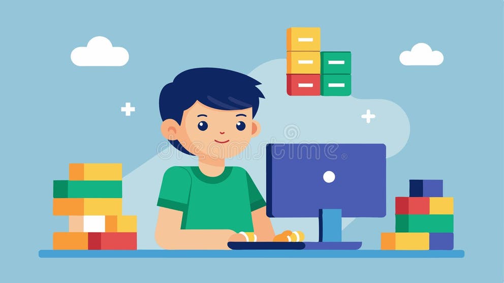 With the Help of an Online Tutorial a Child Learns How To Make Their ...