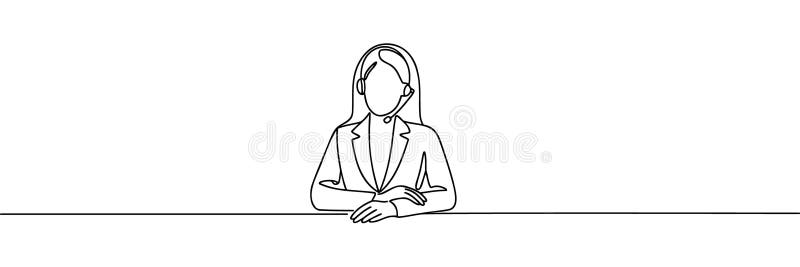 Operator Woman Stock Illustrations – 15,295 Operator Woman Stock ...