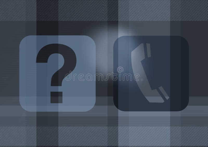 Help and phone symbol stock illustration. Illustration of client - 3720110