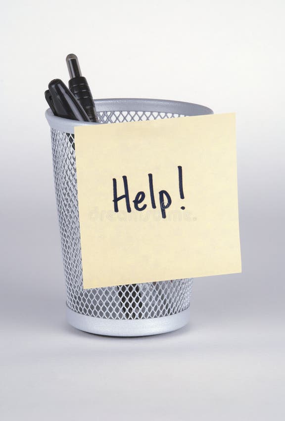Help! Post-it Note stock photo. Image of isolated, notes - 4716454