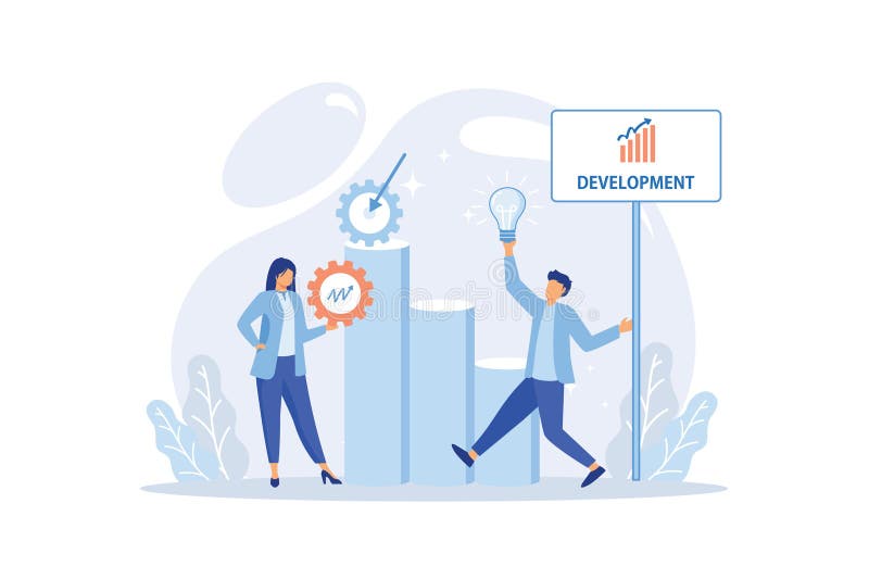 Help in Professional Development Illustration Stock Vector ...