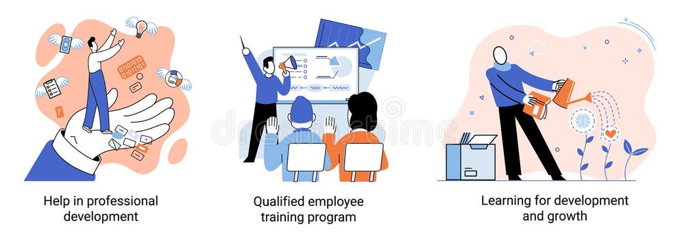 Help in Professional Development. Qualified Employee Training Program ...