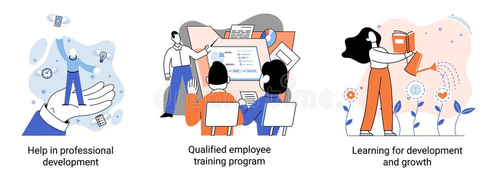 Help in Professional Development. Qualified Employee Training Program ...