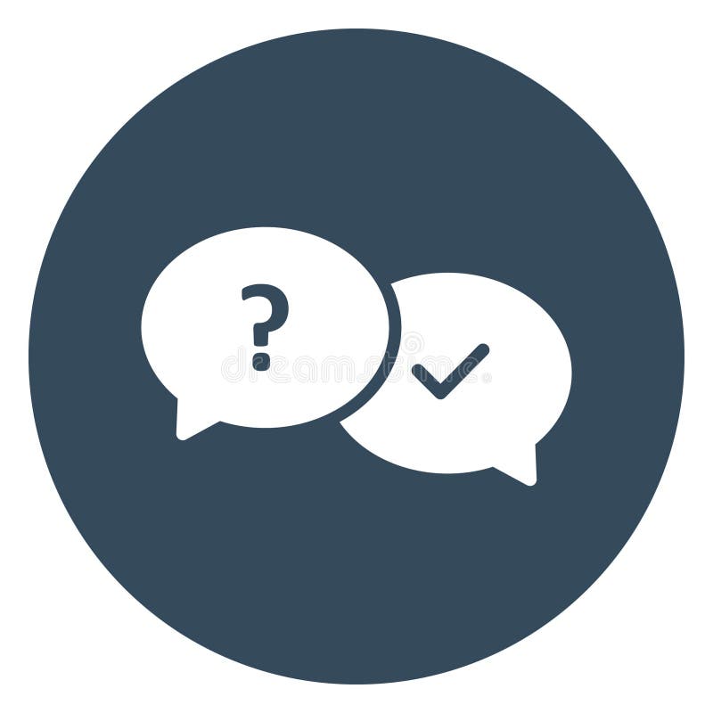 Any Question Isolated Vector Icon that Can Easily Modified or Edit ...