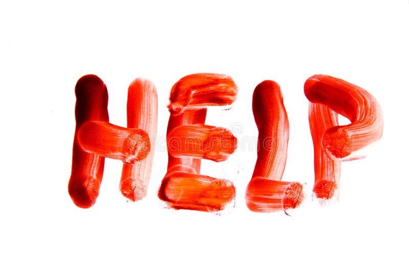 Help red bloody word stock photo. Image of help, dripping - 63720014
