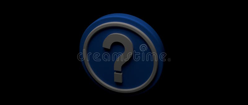 Help |question Mark | Icon 3d Style Stock Illustration - Illustration ...