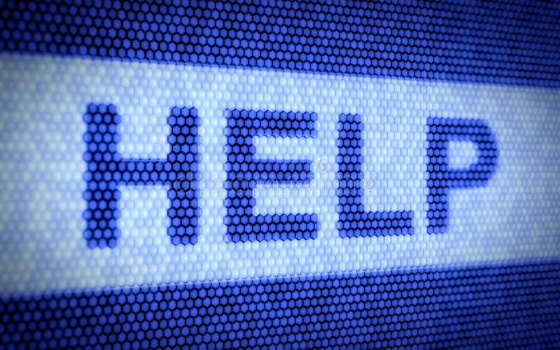 Help screen stock illustration. Illustration of helpful - 25902352