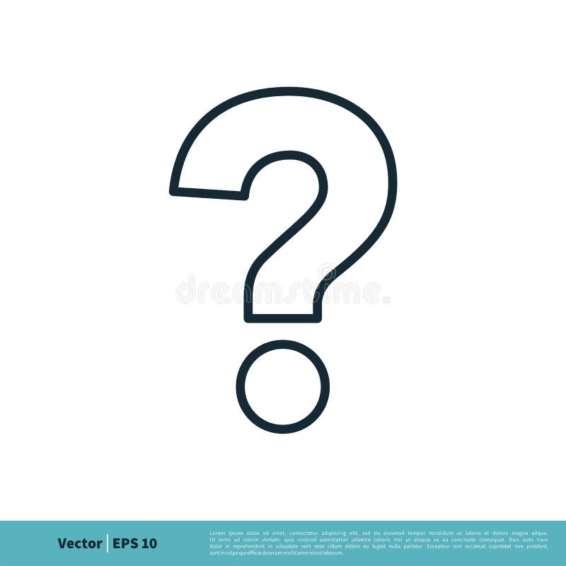 Help Sign Icon Vector Logo Template Illustration Design. Vector EPS 10 ...