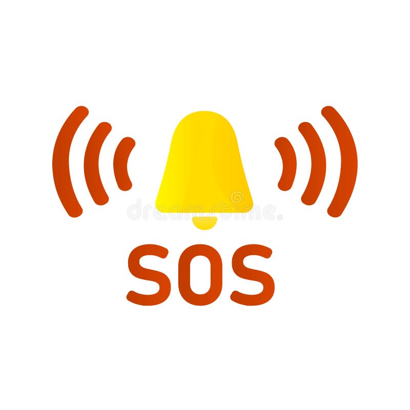 Help Signal Icon, Sos, Call, Signal, Vector Illustration Stock Vector ...