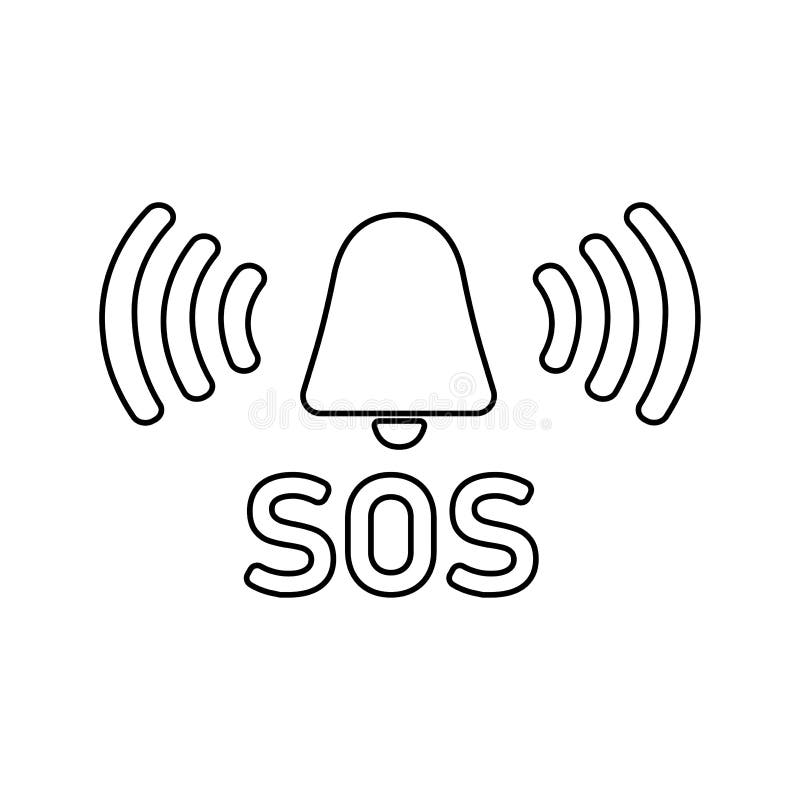 Help Signal Icon, Sos, Call, Signal, Vector Illustration Stock Vector ...