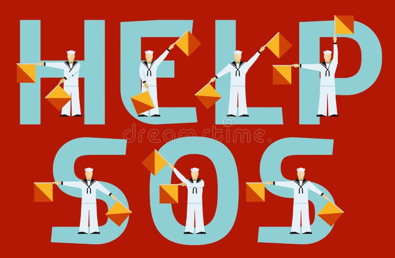 Help and SOS Semaphore Flags Stock Vector - Illustration of help, flag ... Help and SOS Semaphore Flags Stock Vector - Illustration of help, flag ...