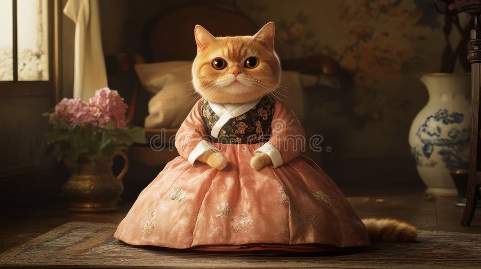 With the Help of Stock Technology, we Created a Fat Sumo Cat in Kimono ...