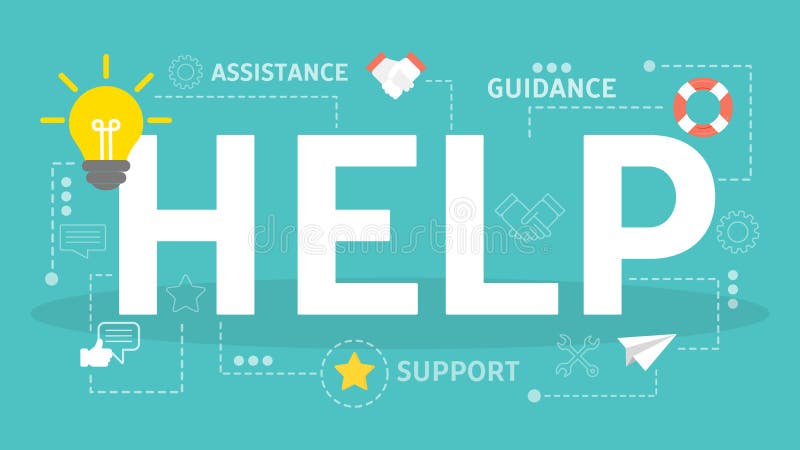 Help and Support Concept. Idea of Customer Service Stock Vector ...