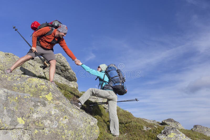 Help, Support and Help in a Dangerous Situation. Stock Image - Image of ...