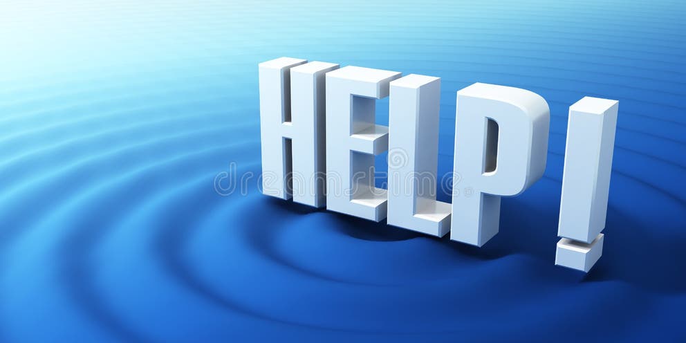 HELP symbol stock illustration. Illustration of yell, ripple - 2427264