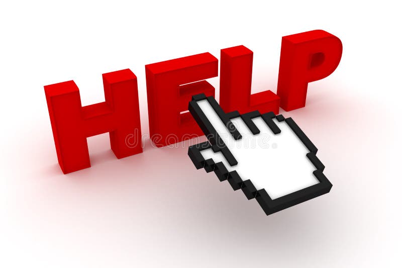 Help with computer mouse stock illustration. Illustration of optical ...