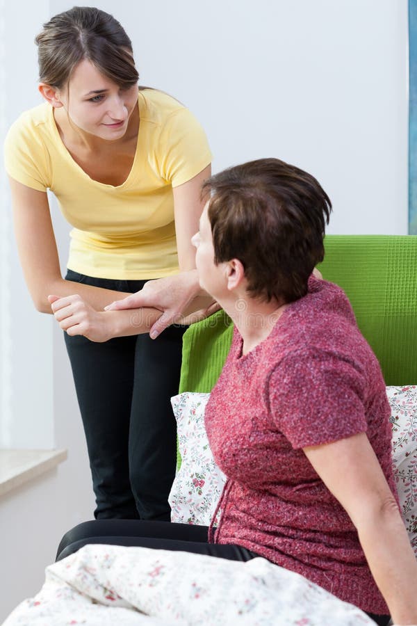 Help to stand up stock photo. Image of helpful, clinic - 48387850