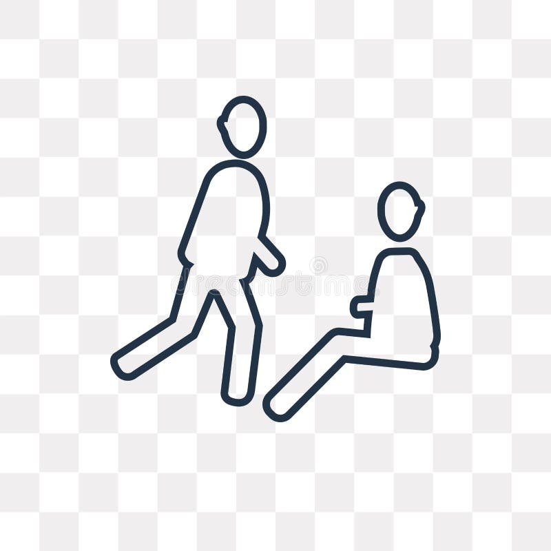 Help Vector Icon Isolated on Transparent Background, Linear Help Stock ...