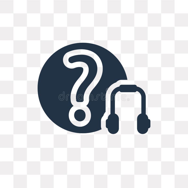 Help Vector Icon Isolated on Transparent Background, Help Trans Stock ...