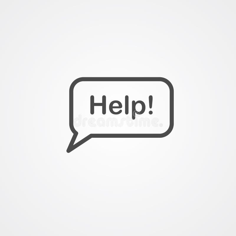 Outline Charity Vector Icons Set on Gray Stock Illustration ...