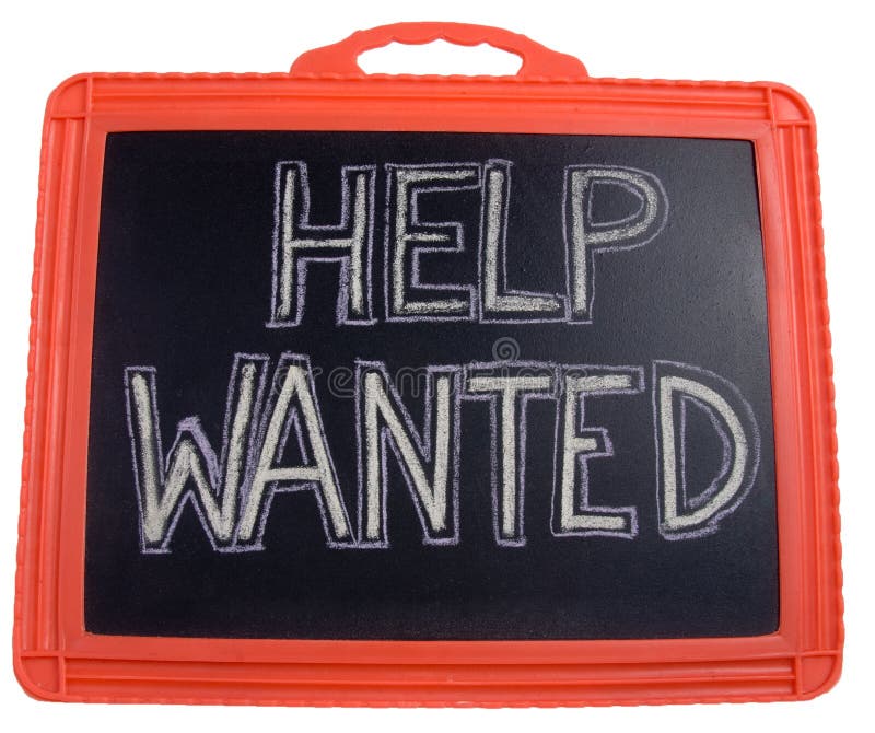 Help wanted stock photo. Image of copy, concept, chalk - 22799028