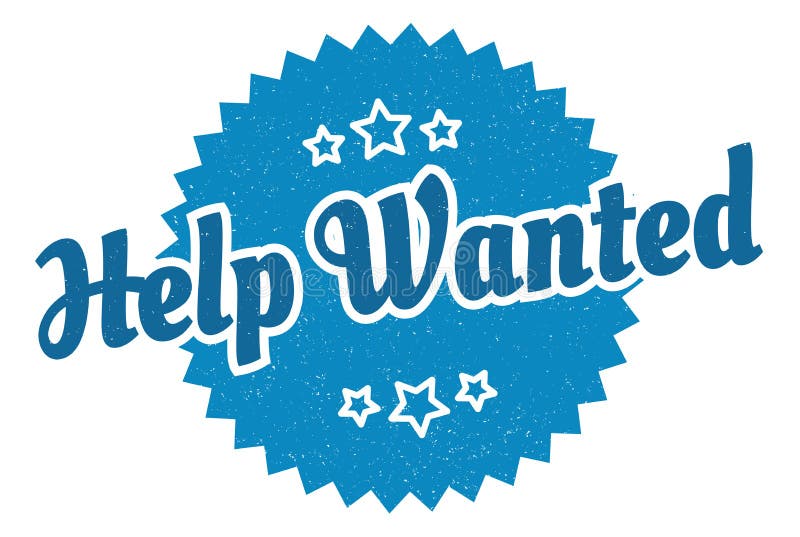 Help Wanted Sign. Help Wanted Vintage Retro Label Stock Vector ...