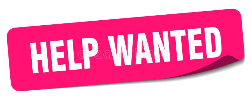 Help Wanted Pink Stock Illustrations – 25 Help Wanted Pink Stock ...