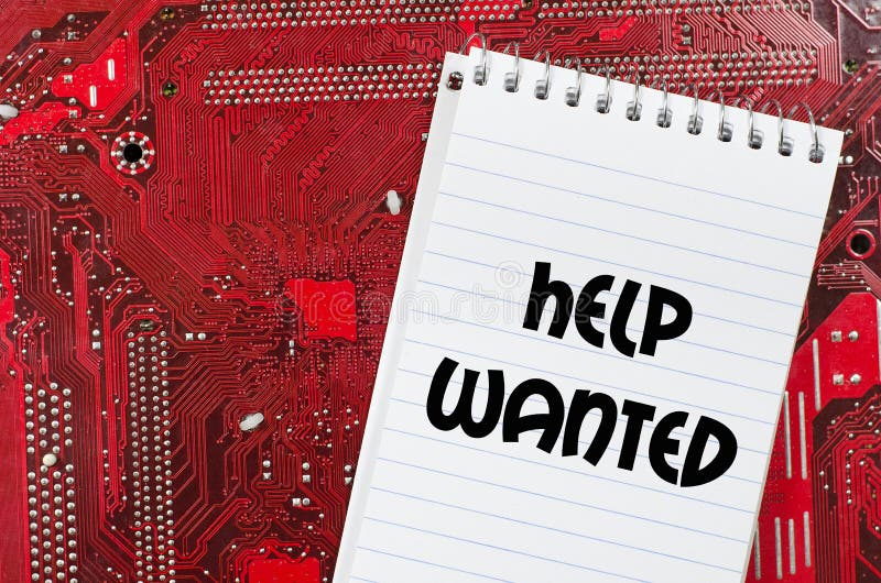 Help wanted text concept stock image. Image of help, search - 88256631