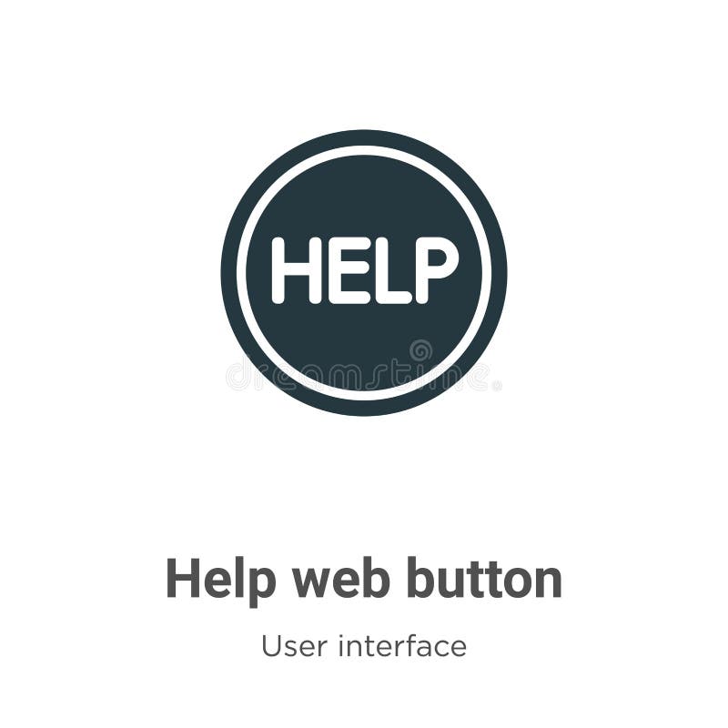 Help Vector Icon on White Background. Flat Vector Help Icon Symbol Sign ...