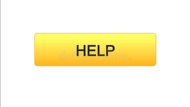 Help Web Interface Button Orange Color, Support Online, Assistance ...