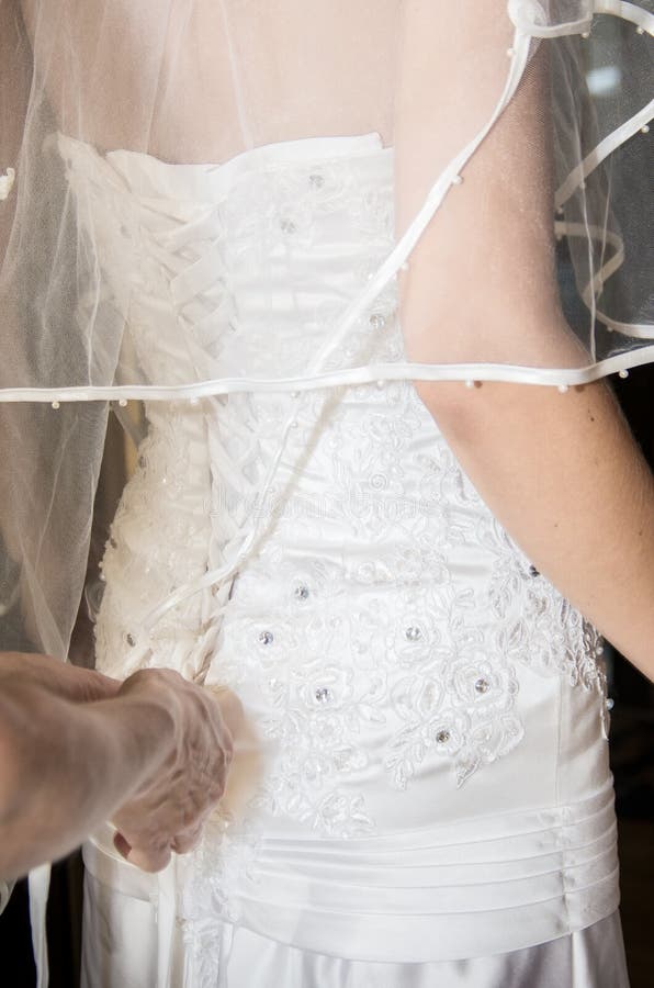 Help wedding dress stock photo. Image of binde, hand - 33178384