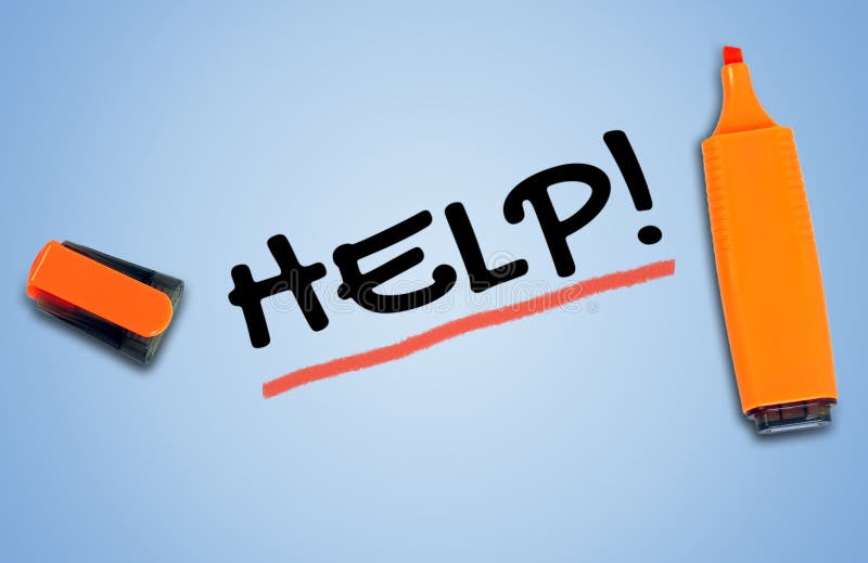 Help word stock image. Image of concept, marker, protection - 36803561