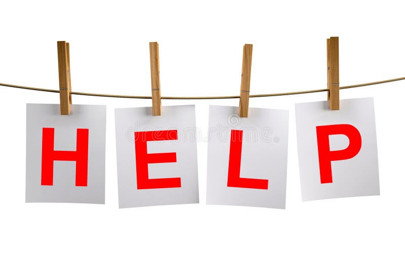 Help Word Bandages Medical Assistance Aid Support Stock Illustration ...