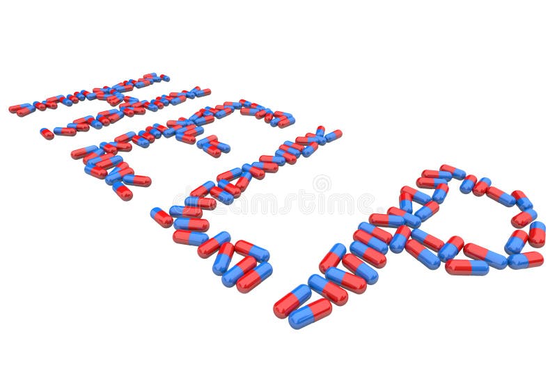 Help - Word in Red and Blue Capsules Stock Illustration - Illustration ...