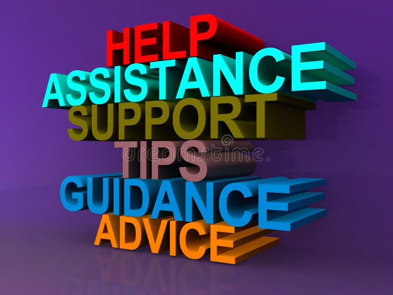 Help words in stack stock illustration. Illustration of mound - 85489833