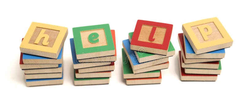 Help written stock image. Image of colour, understand - 7500807