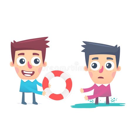 Cartoon Drowning Saving Stock Illustrations – 82 Cartoon Drowning ...