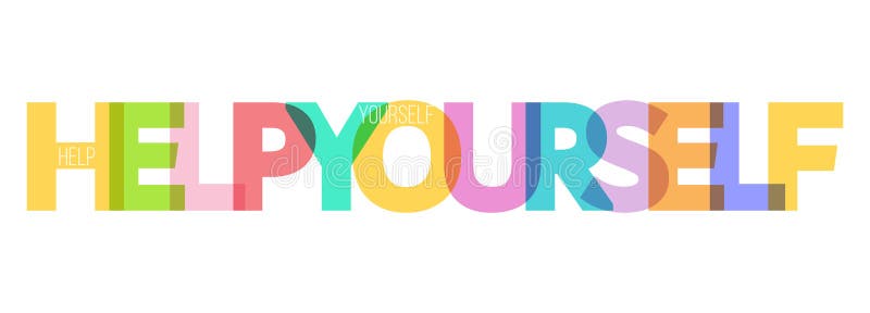 Help Yourself. a Motivating Phrase for Learning, Training, Self ...