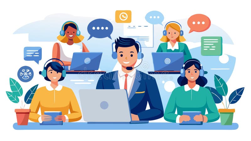 Helpdesk Agents Often Work in a Call Center Environment, Resolving ...