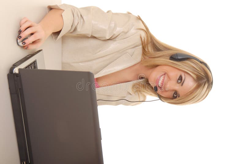 Helpdesk Girl 227 stock image. Image of girl, career, office - 1921897