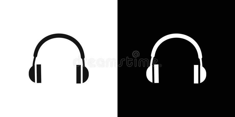 Helpdesk Headphone Icon Logo Set Vector Stock Vector - Illustration of ...