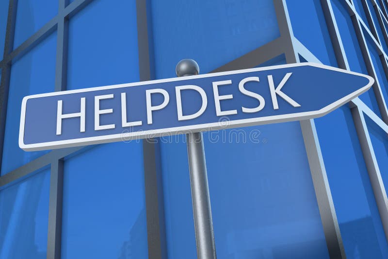 Helpdesk stock illustration. Illustration of operator - 44432288