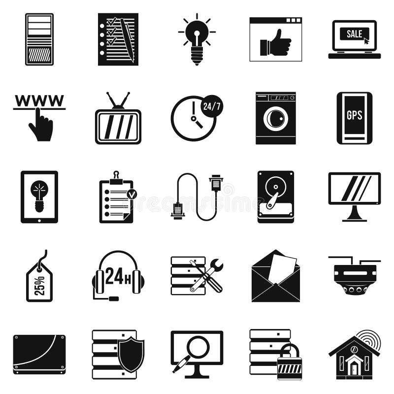 100 Helpful Icons Set, Isometric 3d Style Stock Vector - Illustration ...