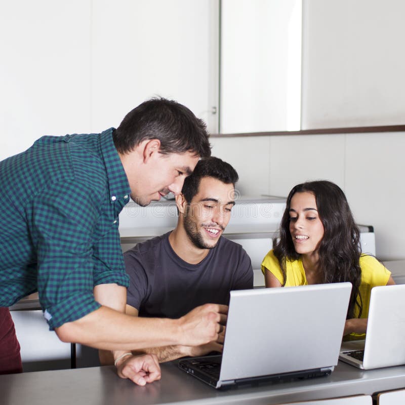 Helpful professor stock photo. Image of knowledge, laugh - 32882126