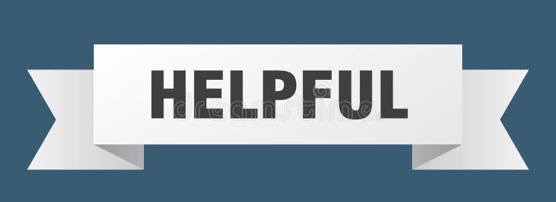 Helpful ribbon. stock vector. Illustration of element - 191266343