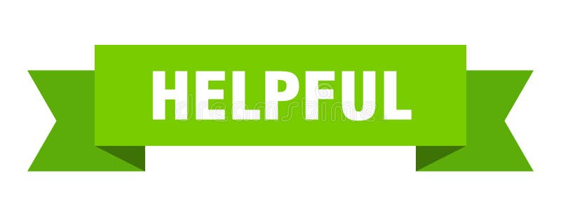 Helpful ribbon. stock vector. Illustration of isolated - 191268765