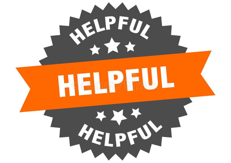 Helpful Sign. Helpful Circular Band Label. Helpful Sticker Stock Vector ...