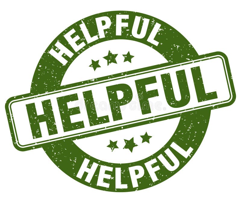 Helpful Stamp. Helpful Label. Round Grunge Sign Stock Vector ...