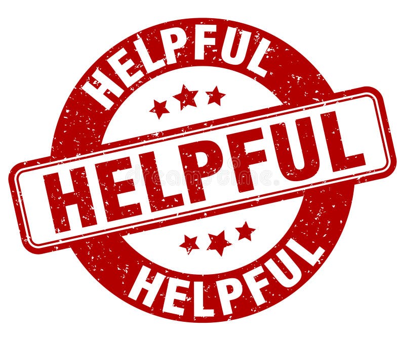 Helpful Stamp. Helpful Label. Round Grunge Sign Stock Vector ...